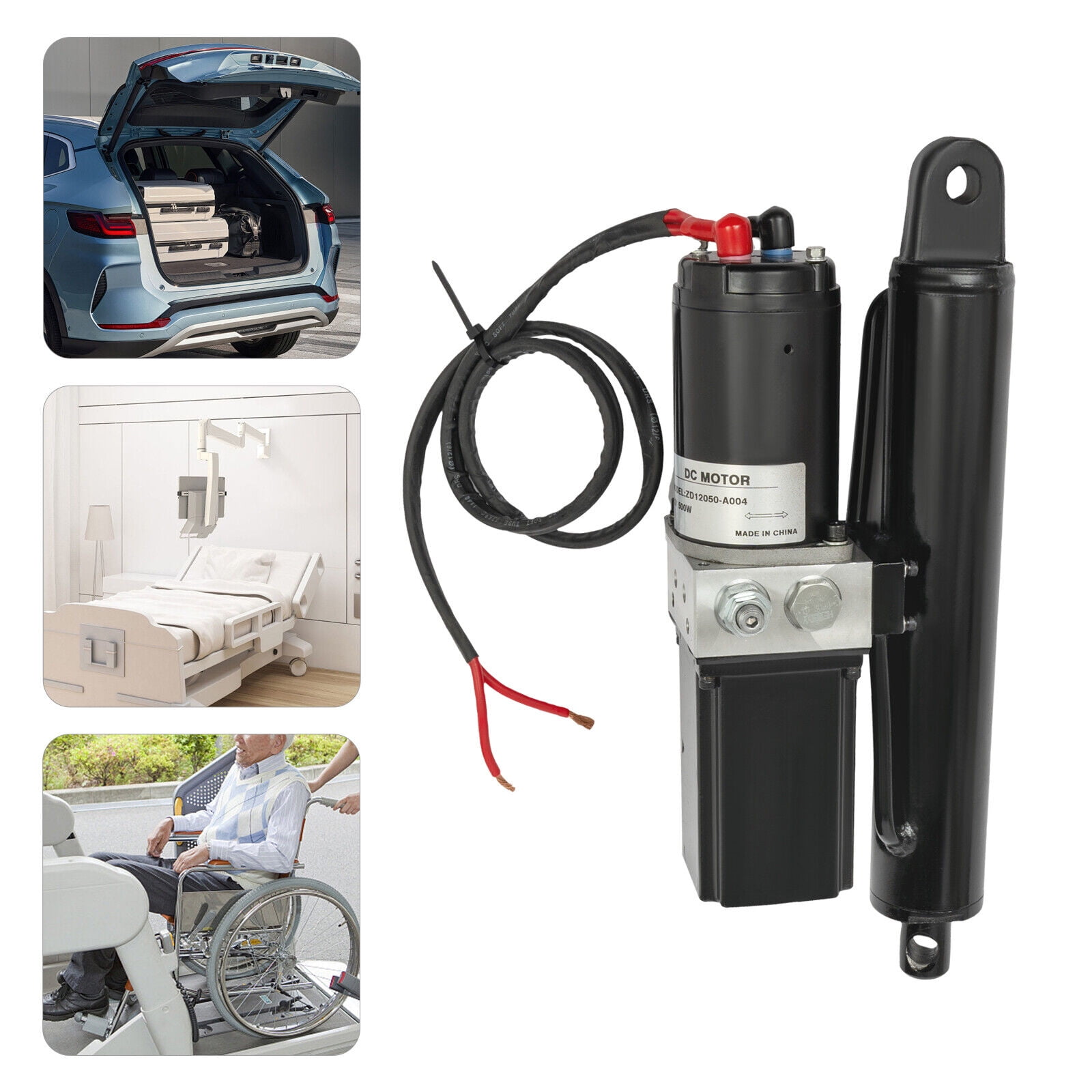 Electric Linear Actuator, Black DC12V 500W Electric Hydraulic Actuator ...