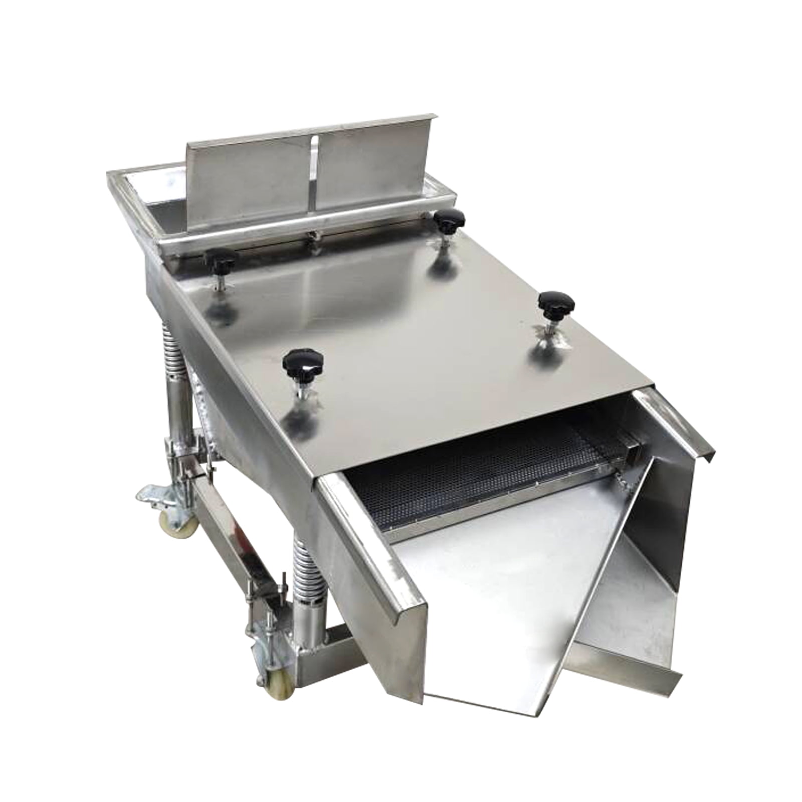 Electric Linear Sifter Machine Stainless Steel Straight Vibrating ...