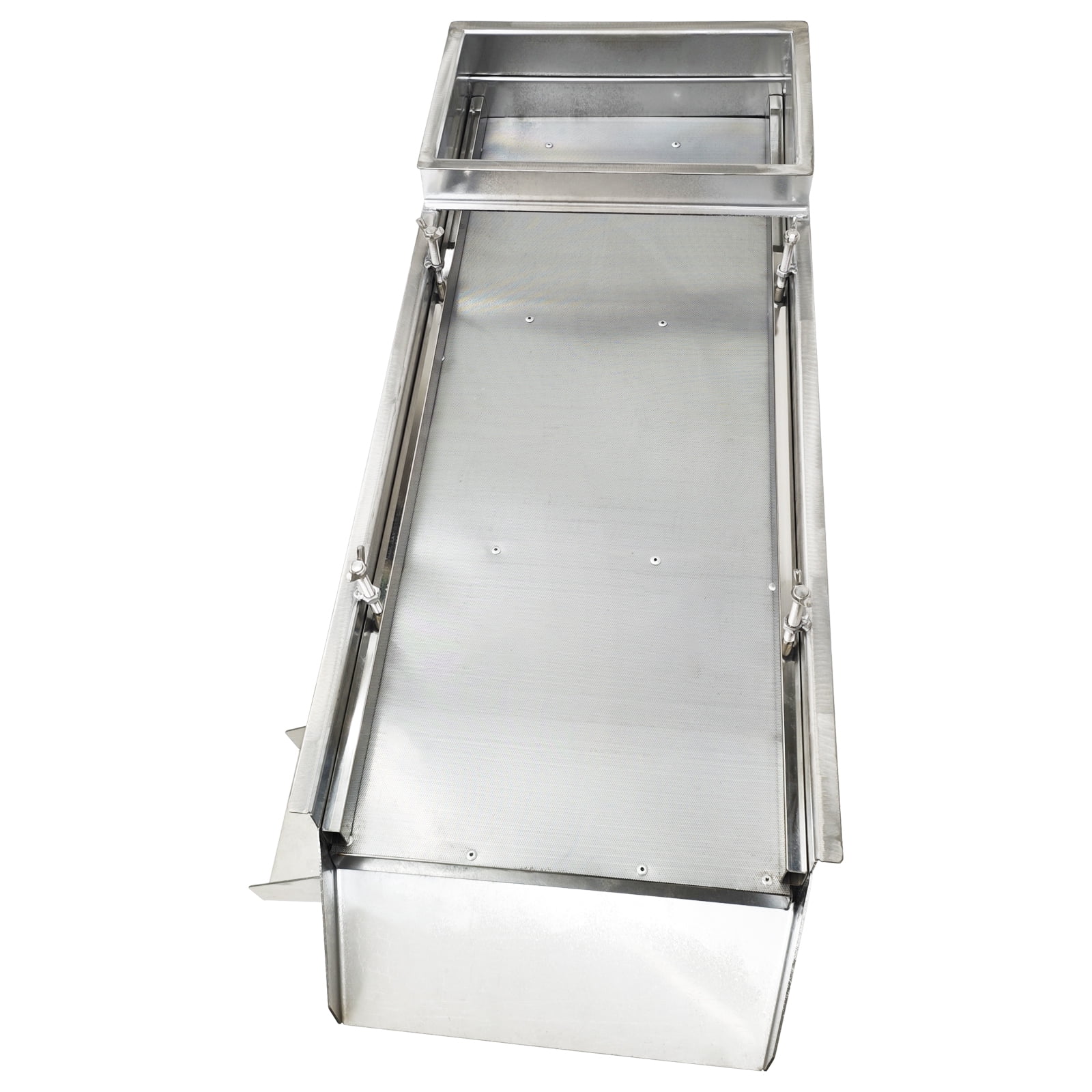 Electric Linear Sifter Machine Stainless Steel Vibrating Screen 1 Layer ...