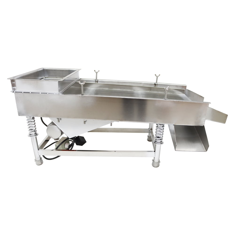 Electric Linear Vibrating Screen Sifter Shaker Sieve Machine with 4MM ...
