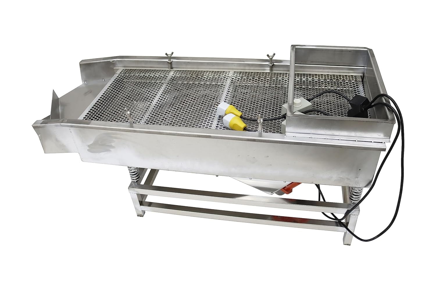 Electric Linear Vibrating Sieve Screen Shaker Sifter with Two Layers ...