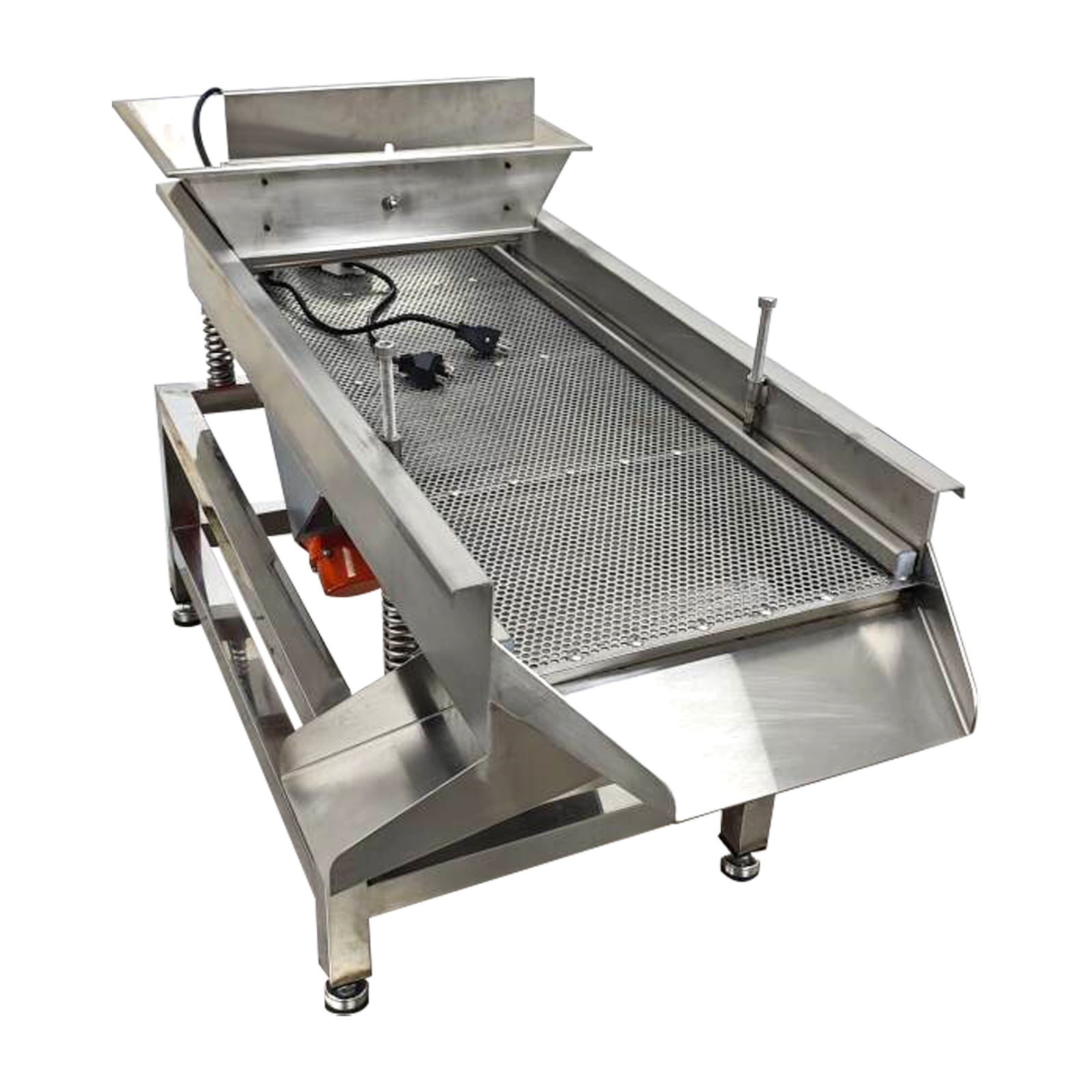 Electric Linear Vibration Sieve Screen Machine Solid Sampling Vibrating ...