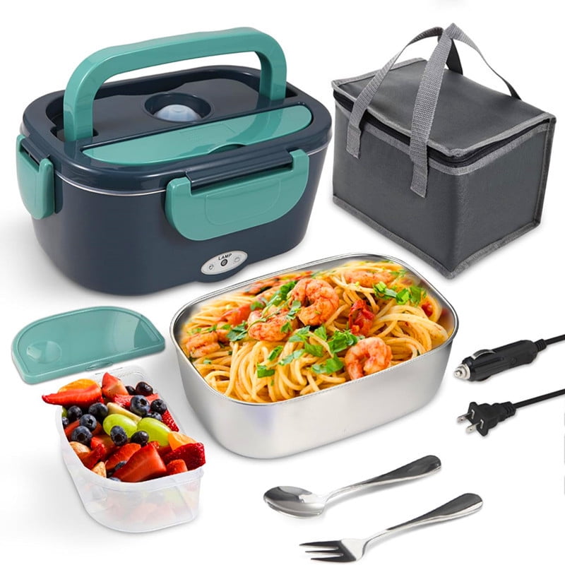 Electric Lunch Box for Adults, 60-80W Heated Lunch Boxes Food Heater ...