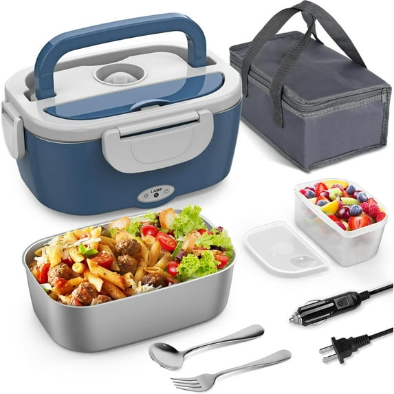 Electric Lunch Box for Adults, Heated Lunch Box Food Warmer, 80W ...