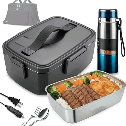 Electric Lunch Box for Adults, Portable Food Warmer for Work ...
