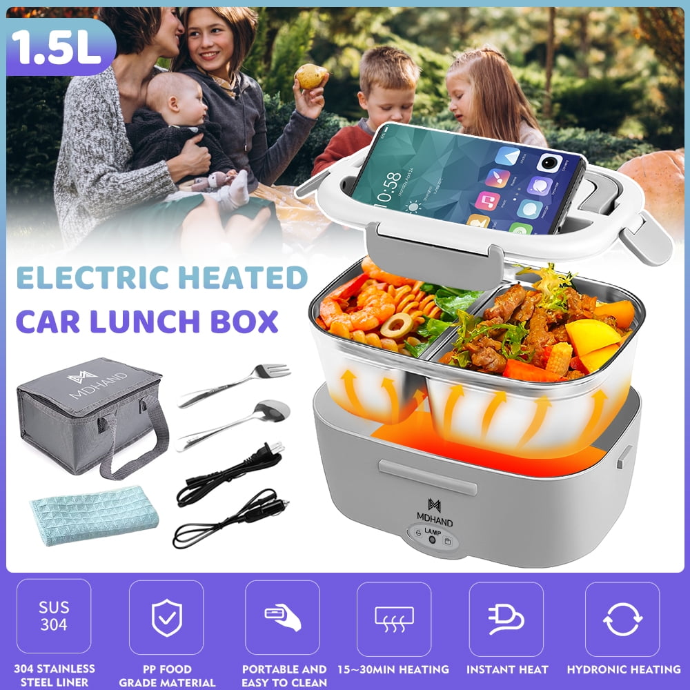 Electric Lunch Box for Car/Truck Home/Work/Office, 12V/24V/110V 60W ...