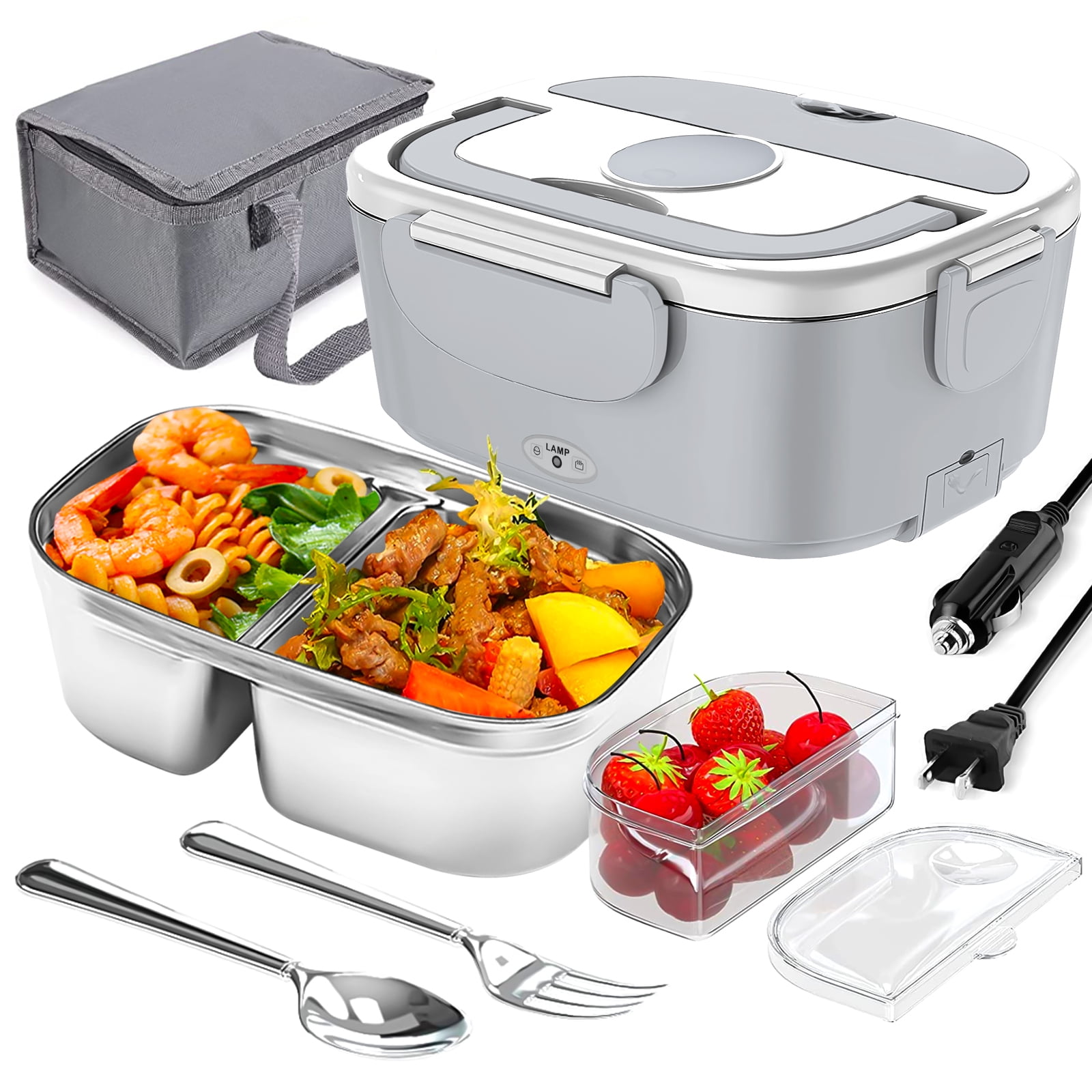 Electric Lunch Box -DFITO Fast 65W Food Heater 3-In-1 Portable Food ...