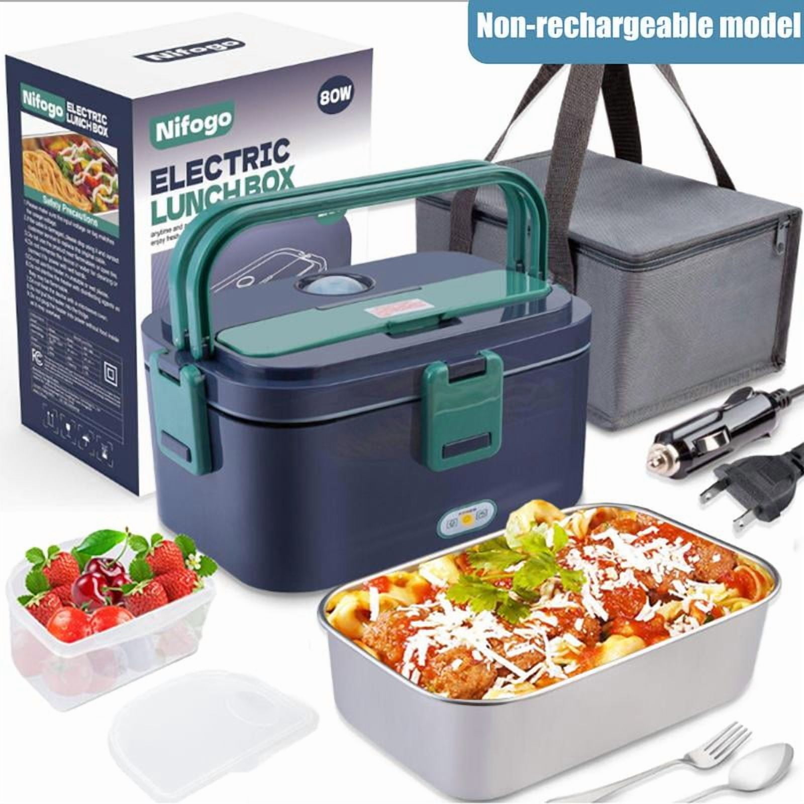 Electric Lunch Box Food Heater 80W Portable Heating Lunch Box Adult ...
