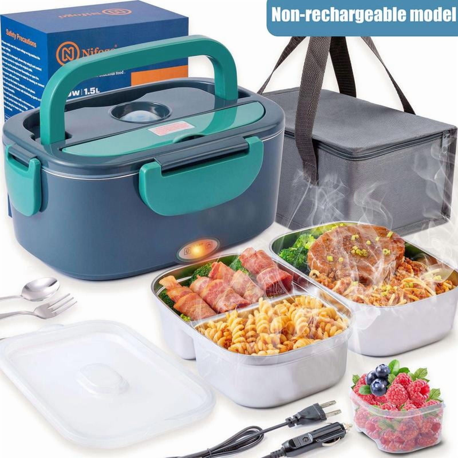 Electric Lunch Box Food Heater 80W Portable Heating Lunch Box Adult ...