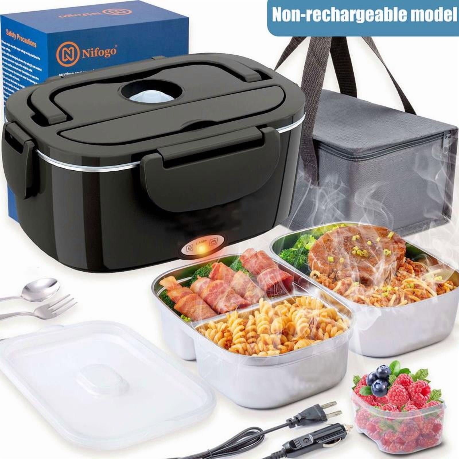Electric Lunch Box Food Heater 80W Portable Heating Lunch Box Adult ...