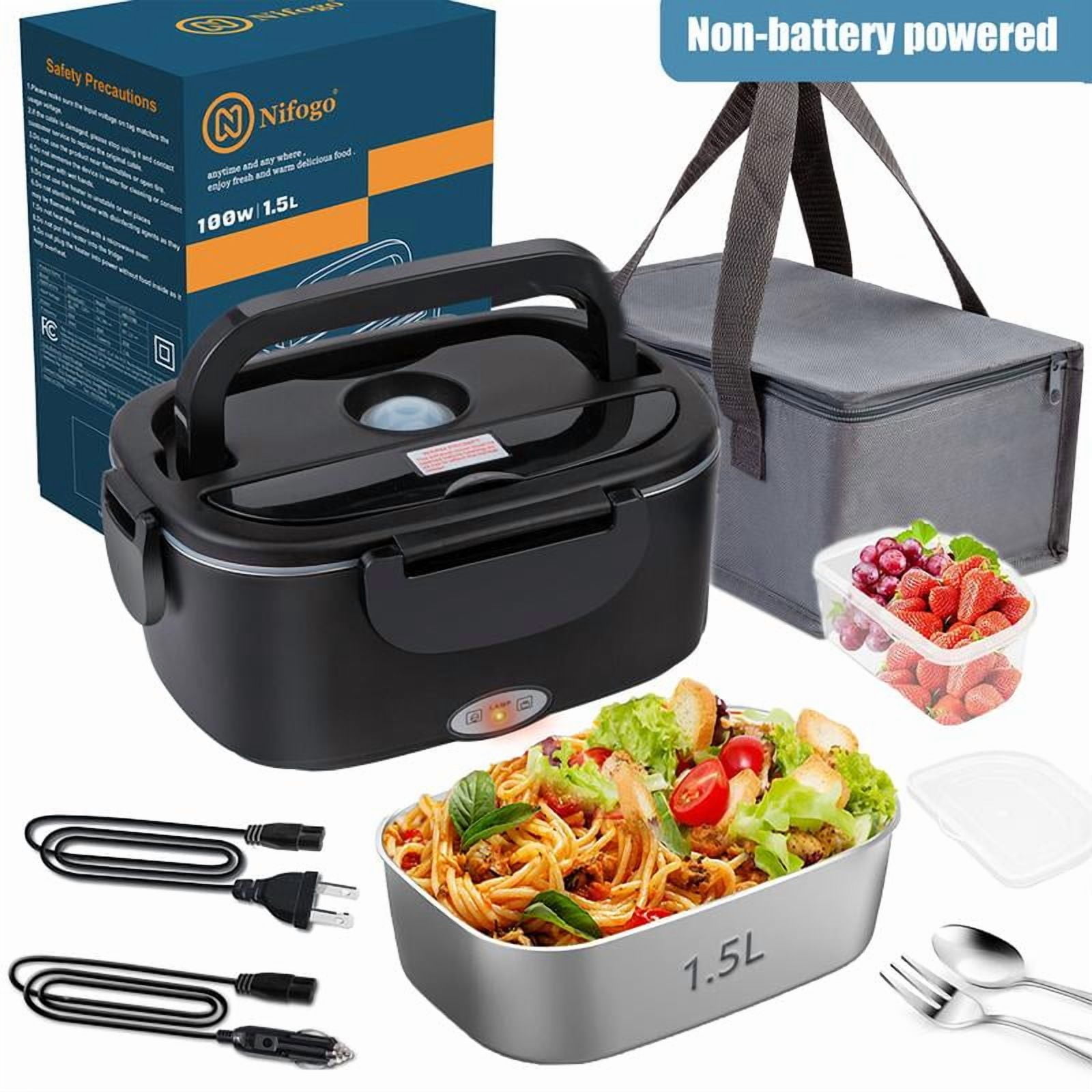 Electric Lunch Box Food Heater 80W Portable Heating Lunch Box Adult ...