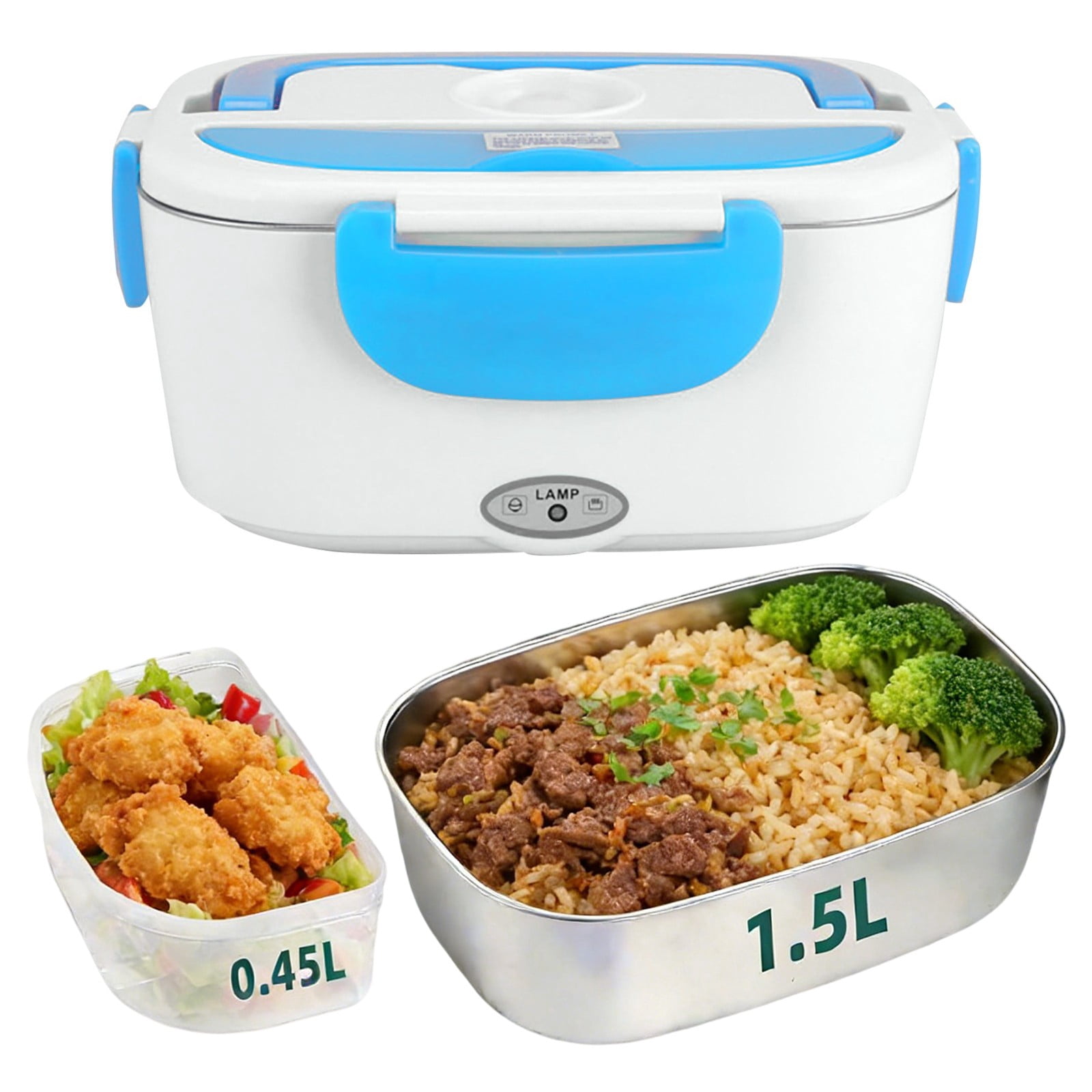 Electric Lunch Box Food Heater, 80W Portable Warmer for Car Truck Work ...