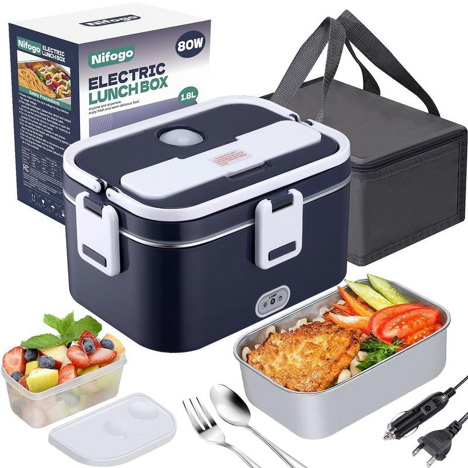 Electric Lunch Box Food Heater for Adults, Heated Lunch Box 12V/24V ...