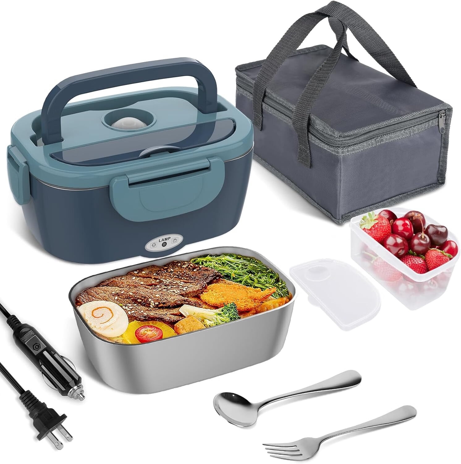 Electric Lunch Box Food Heater, Electric Heating Lunch Boxes Lunch for ...