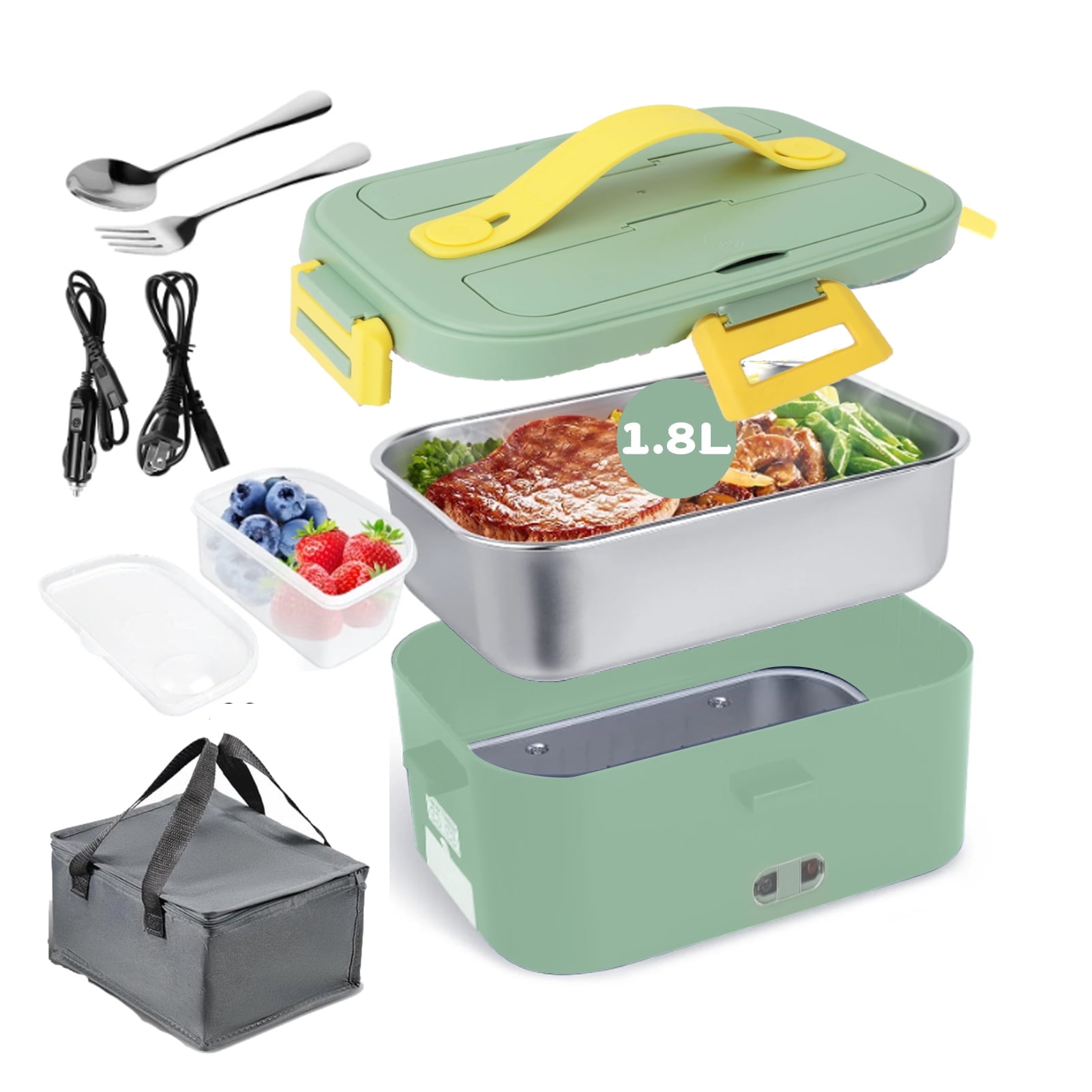 Electric Lunch Box Food Heater, Portable Food Warmer, Hot Lunch Warmer ...