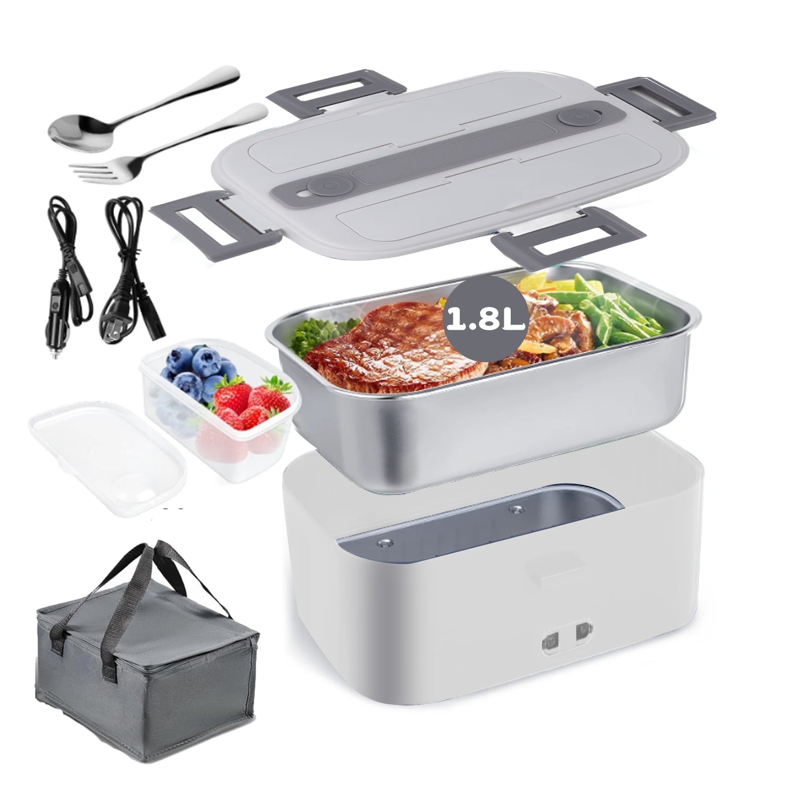 Electric Lunch Box Food Heater, Portable Food Warmer, Hot Lunch Warmer ...