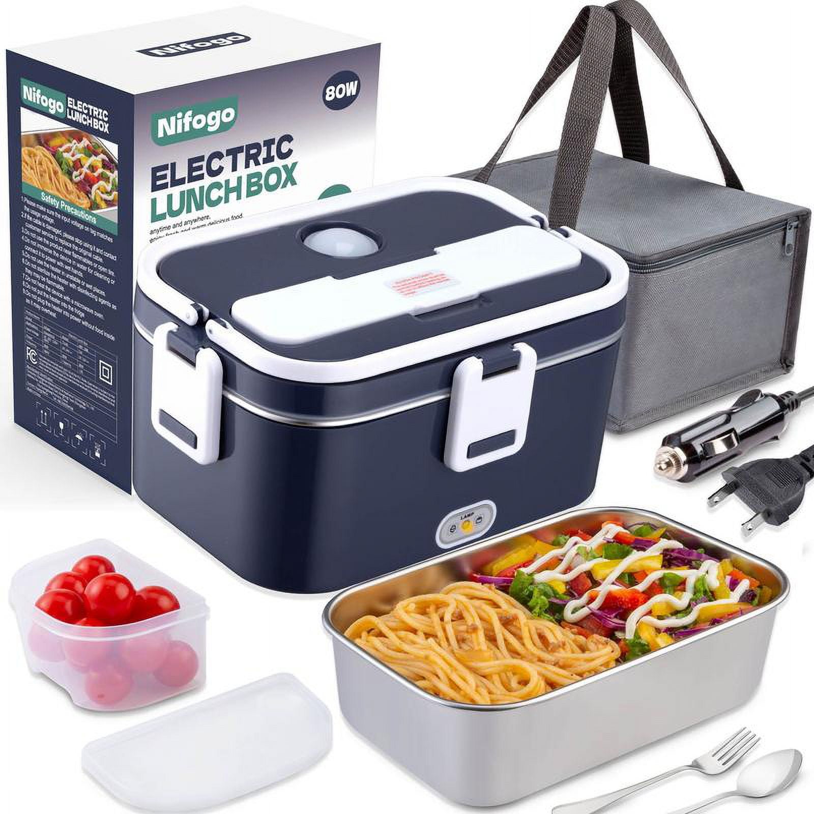 Electric Lunch Box Portable Food Heater for Adults, Fast Heating Food ...