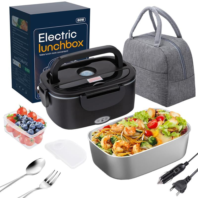 Electric Lunch Box Portable Food Heater, Heating Food Warmer for Car ...