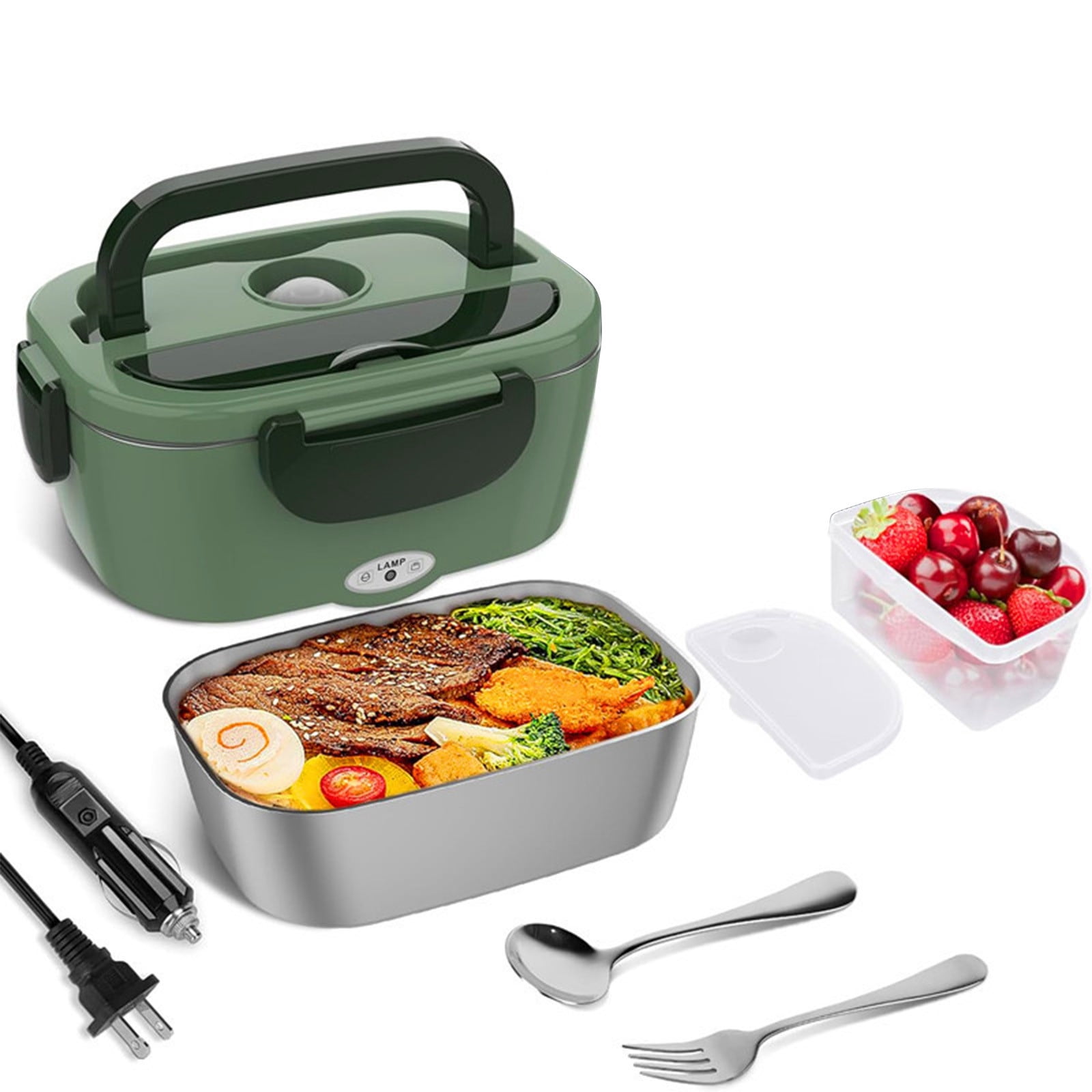 Electric Lunch Box for Adults, 70W Heated Lunch Box Portable Food ...