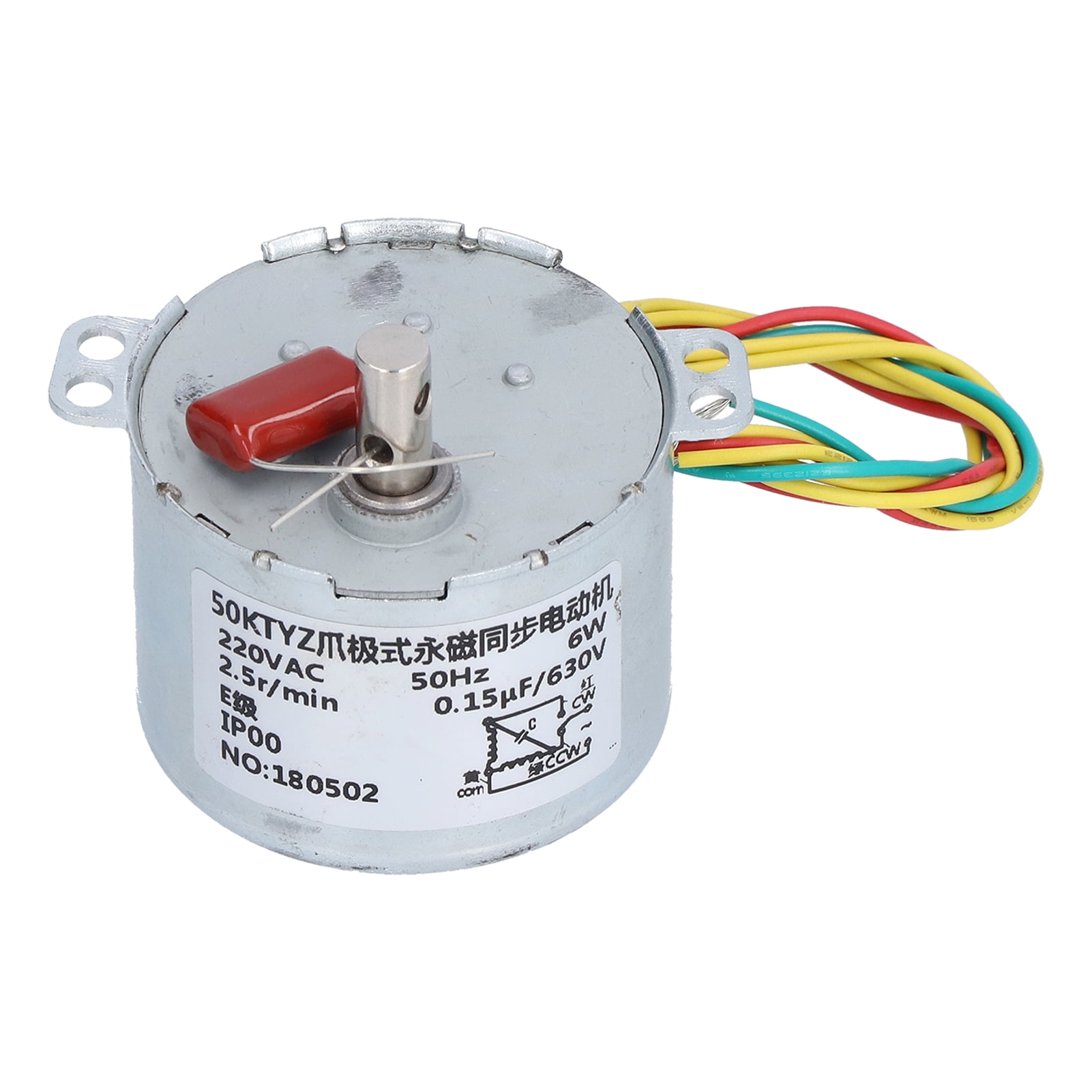 Electric Machinery Component for Precise Operations, 2.5r/min AC220V 6W ...