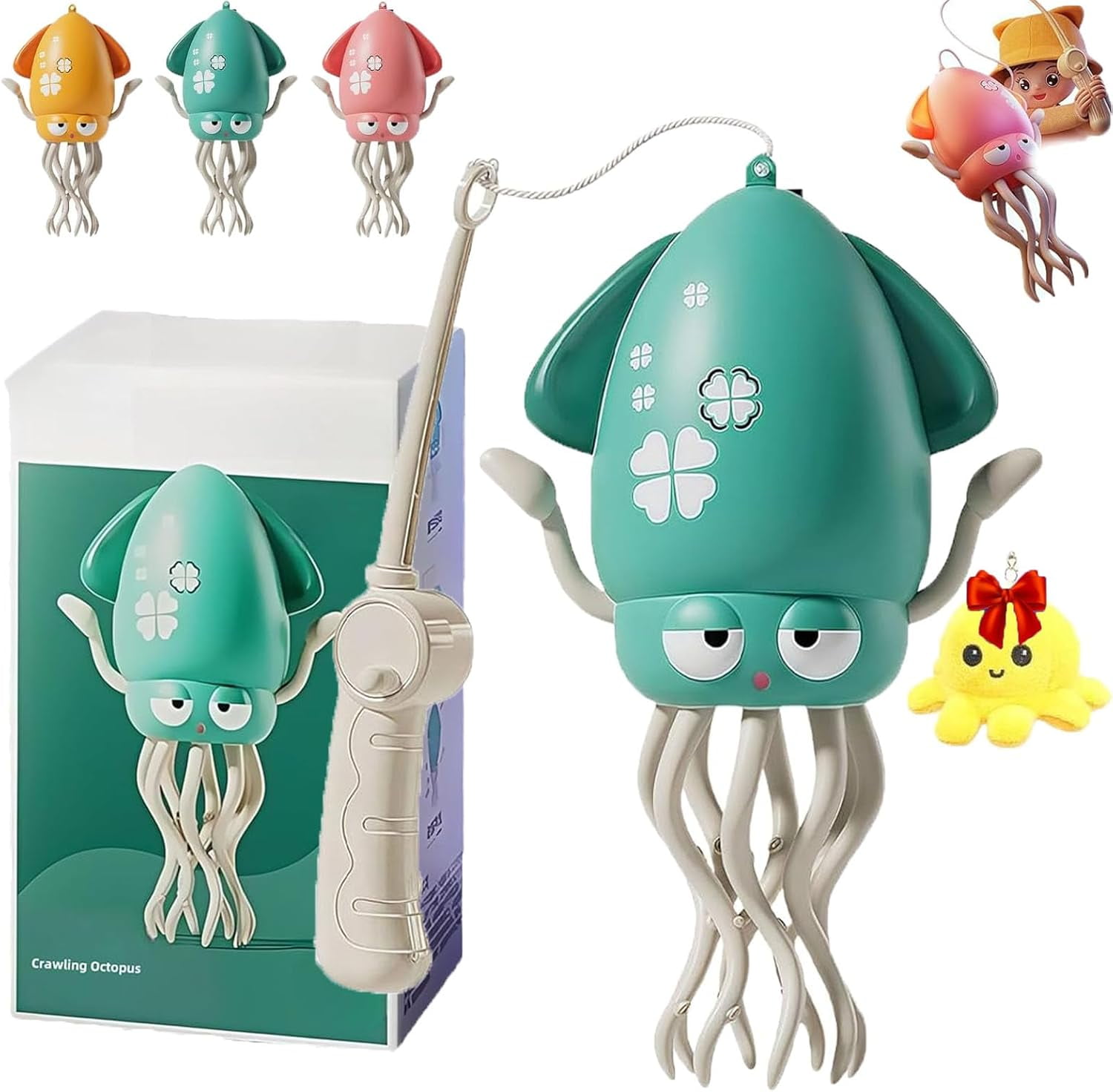 Electric Magic Dancing Octopus Toy, 2025 New Electric Auto-Avoid ...