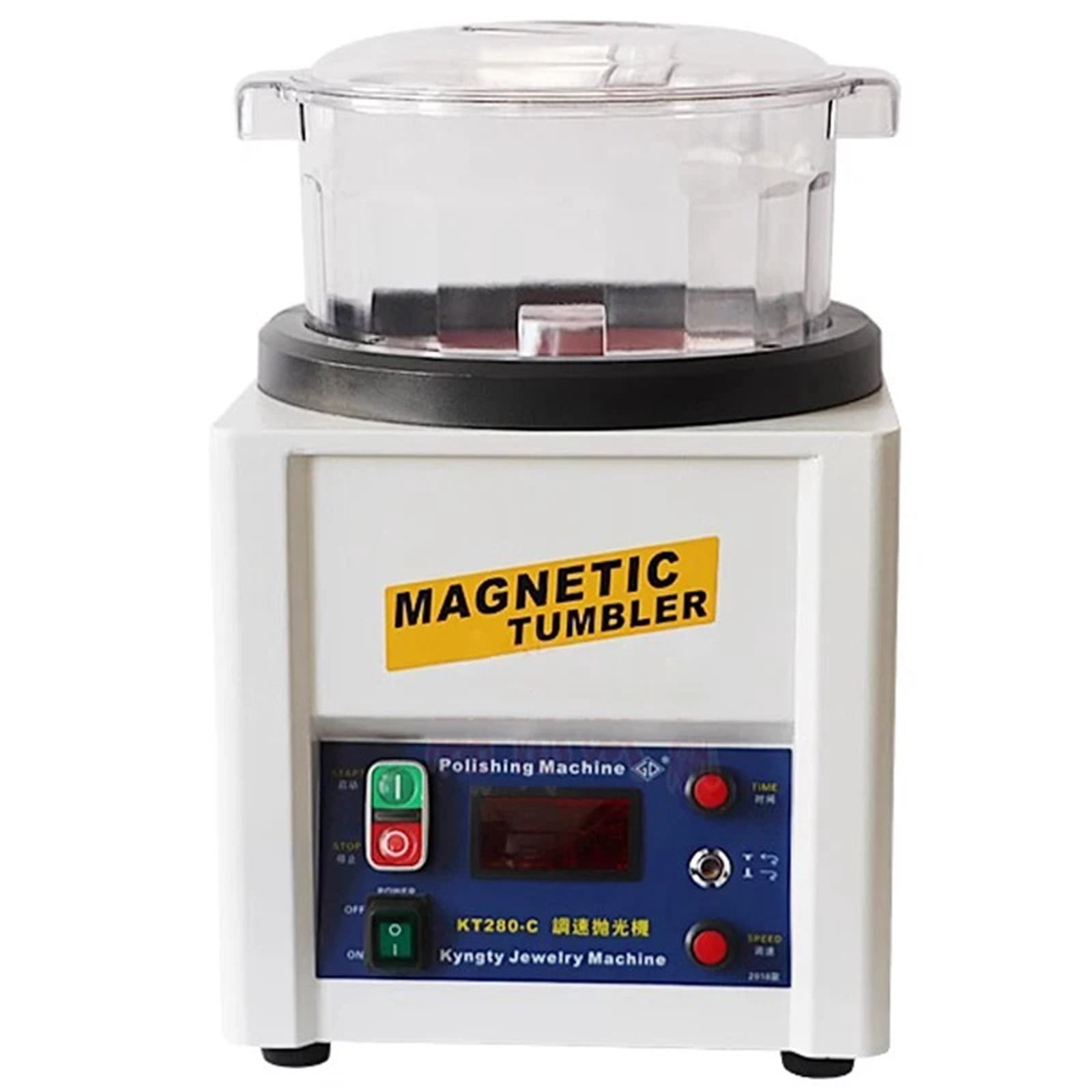 Electric Magnetic Tumbler Jewelry Polisher 1100g 2800rpm Capacity KT ...