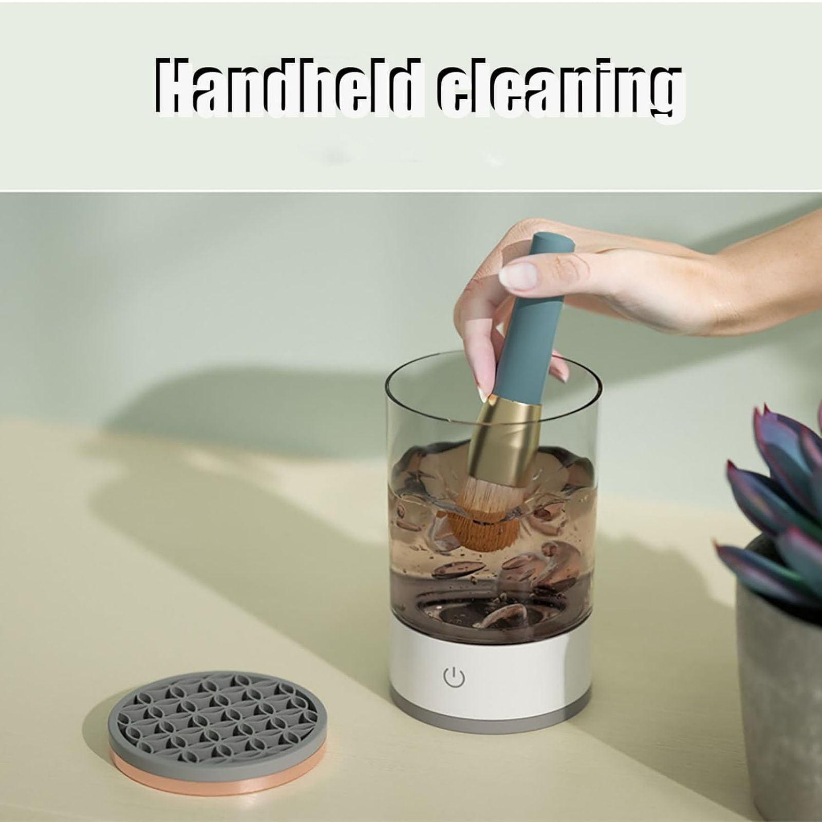 Electric Makeup Brush Cleaner,5V/8W Automatic Spinning Makeup Brush ...