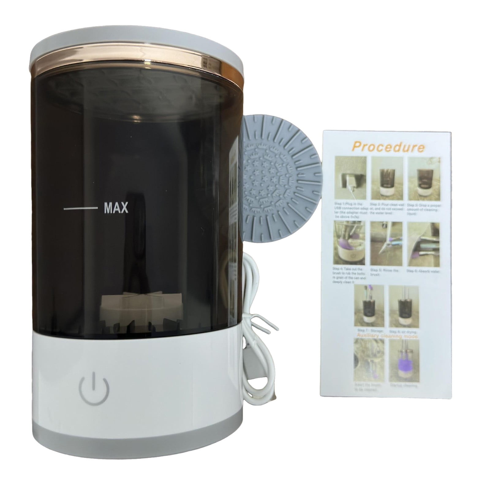 Electric Makeup Brush Cleaner Automatic Spinning Lazy Cosmetic Tool ...