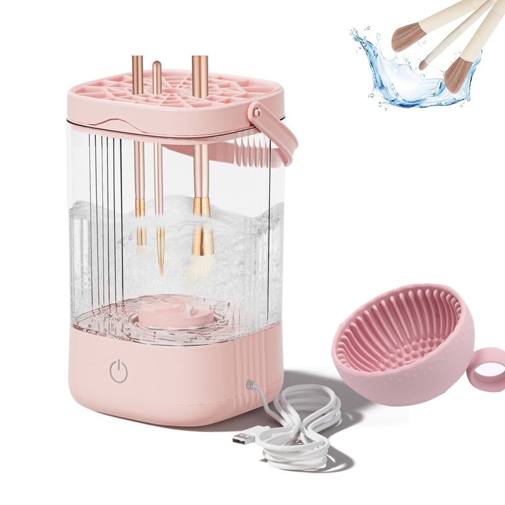 Electric Makeup Brush Cleaner,Automatic Spinning Makeup Brush Cleaner ...