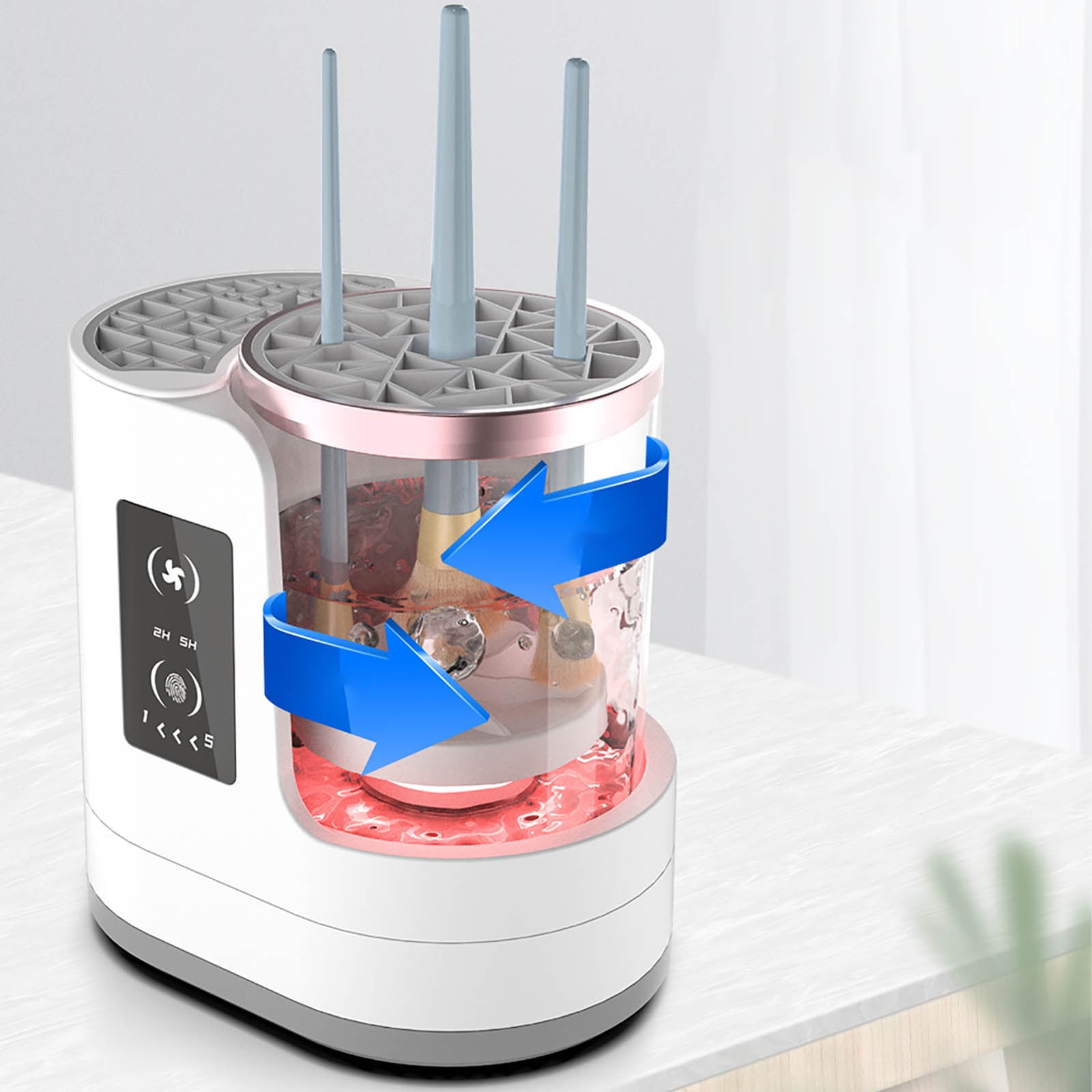 Electric Makeup Brush Cleaner Machine | 2 in 1 Cleaning & Drying Tool ...
