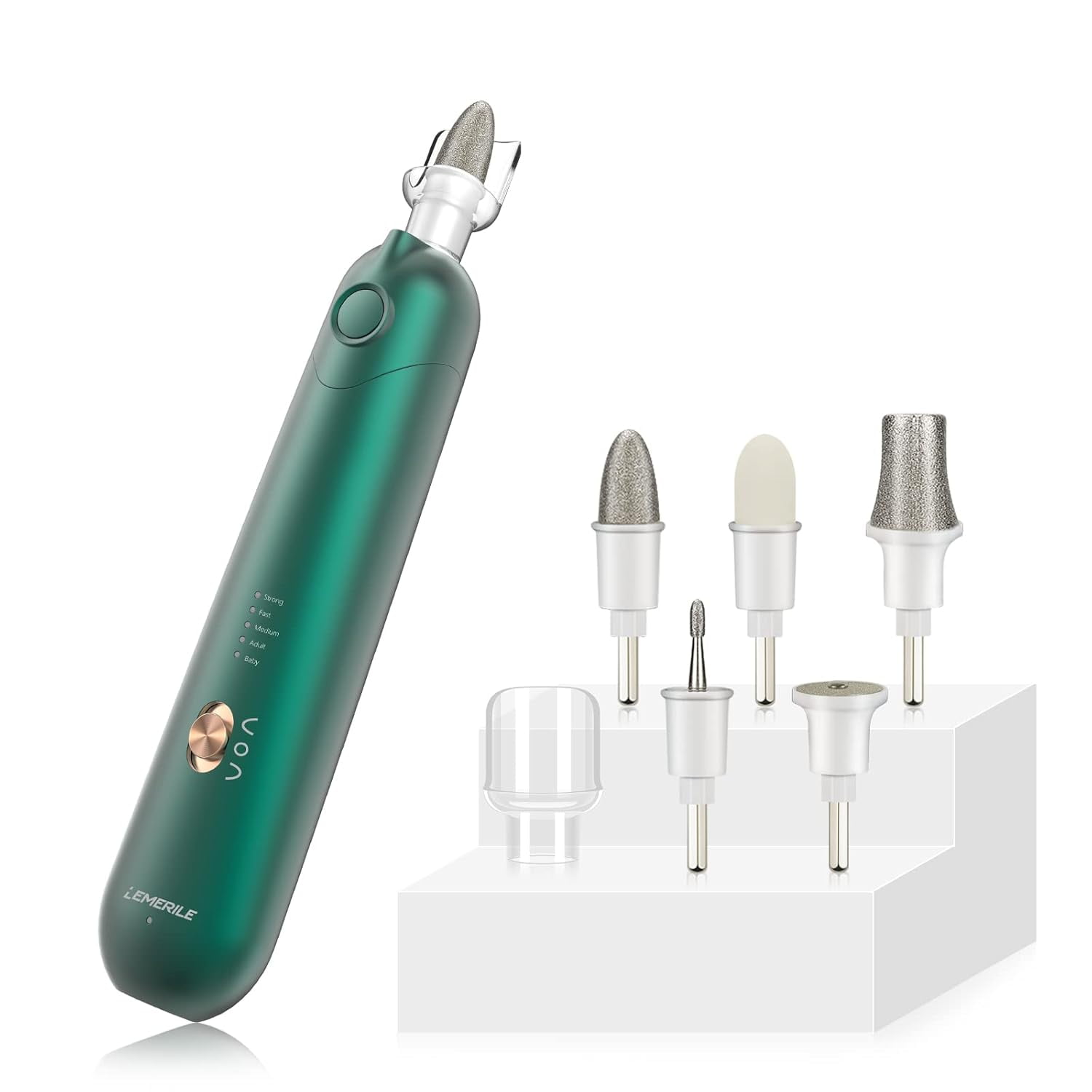 Electric Manicure Pedicure Tool, Rechargeable Electric Nail File Kit ...