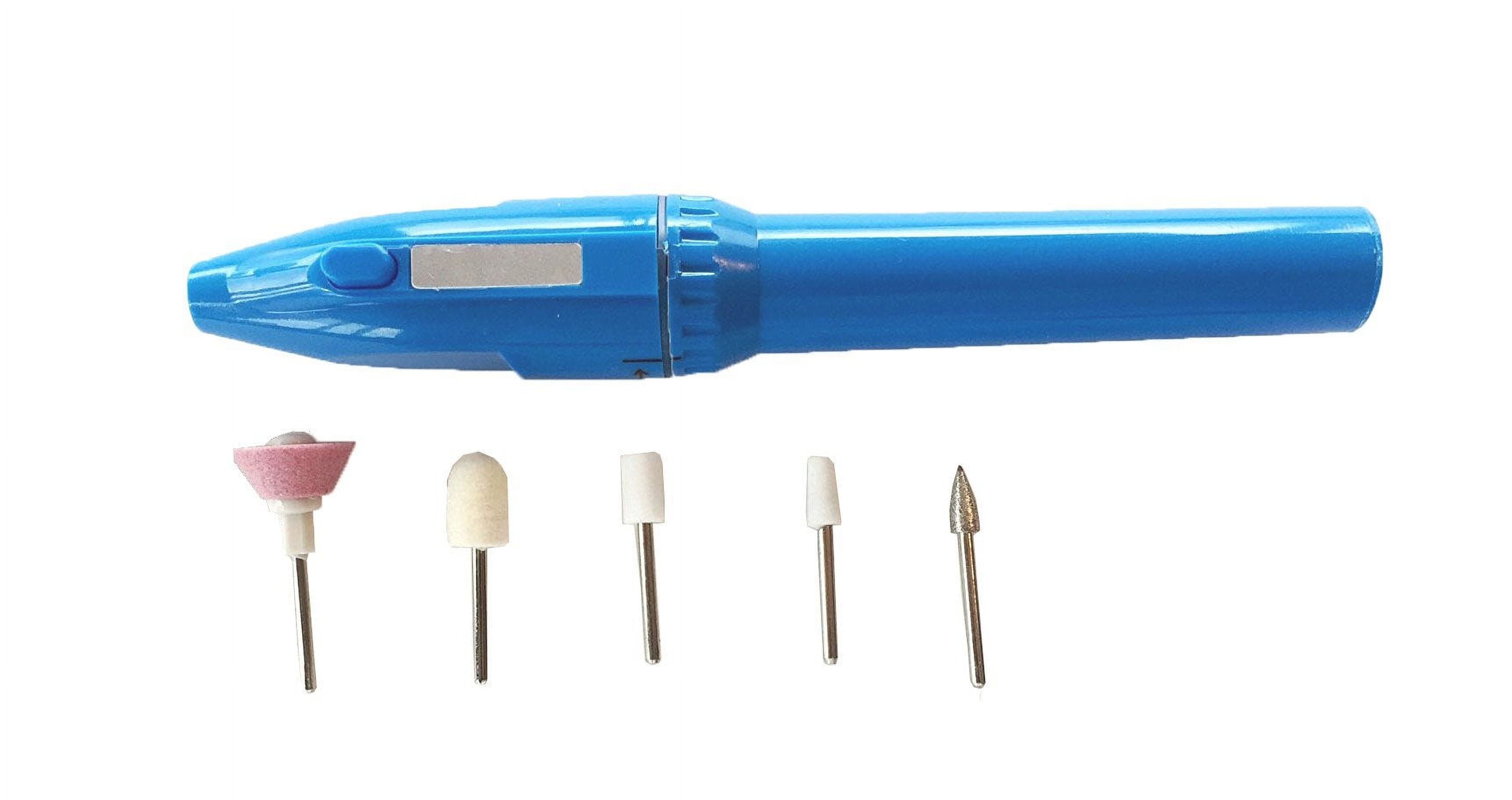Electric Manicure Pedicure Tools Kit - 6 Piece Portable Rotary Drill ...