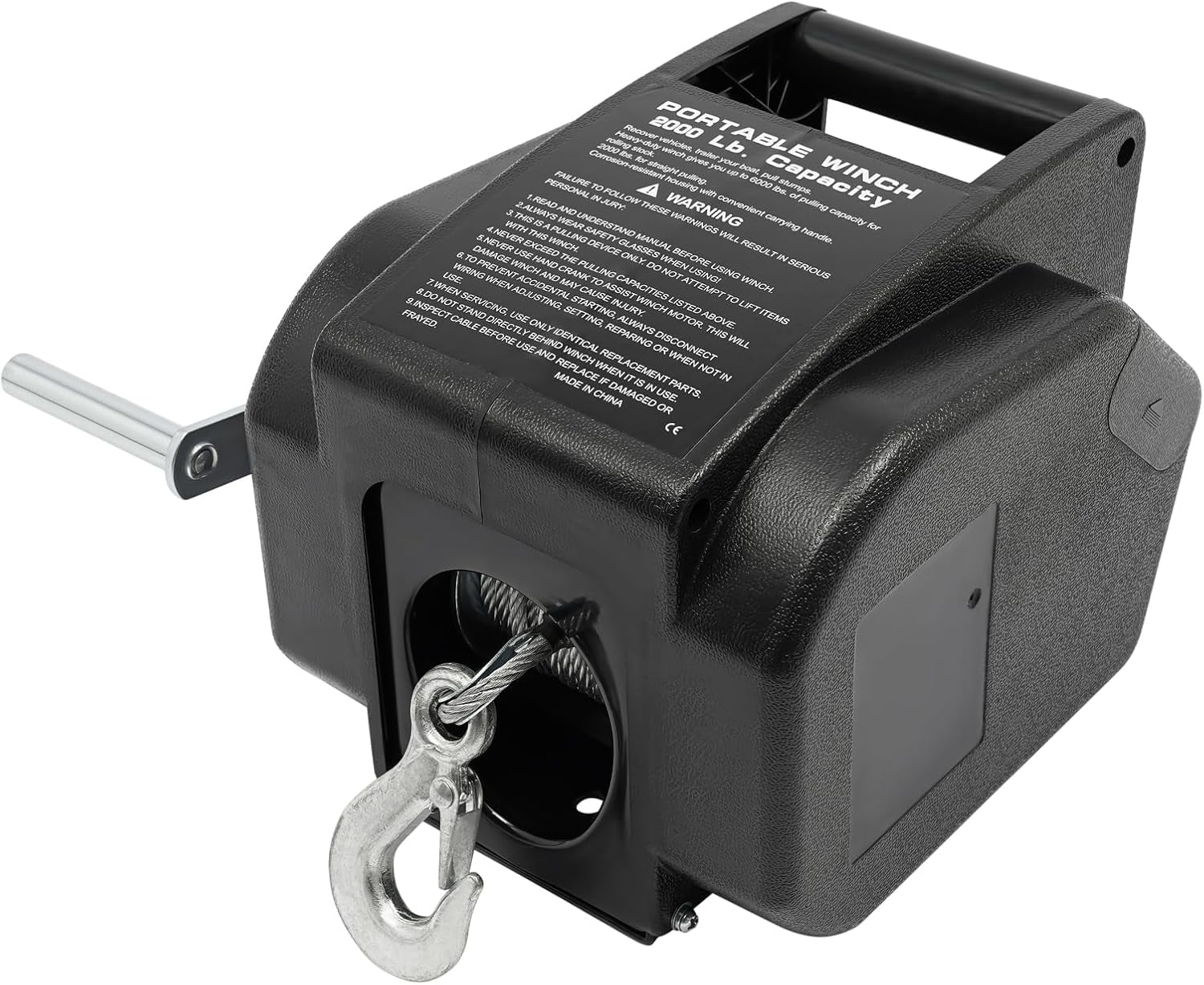 Electric Marine Winch, 12V Electric Boat Winch Marine Trailer Utility ...