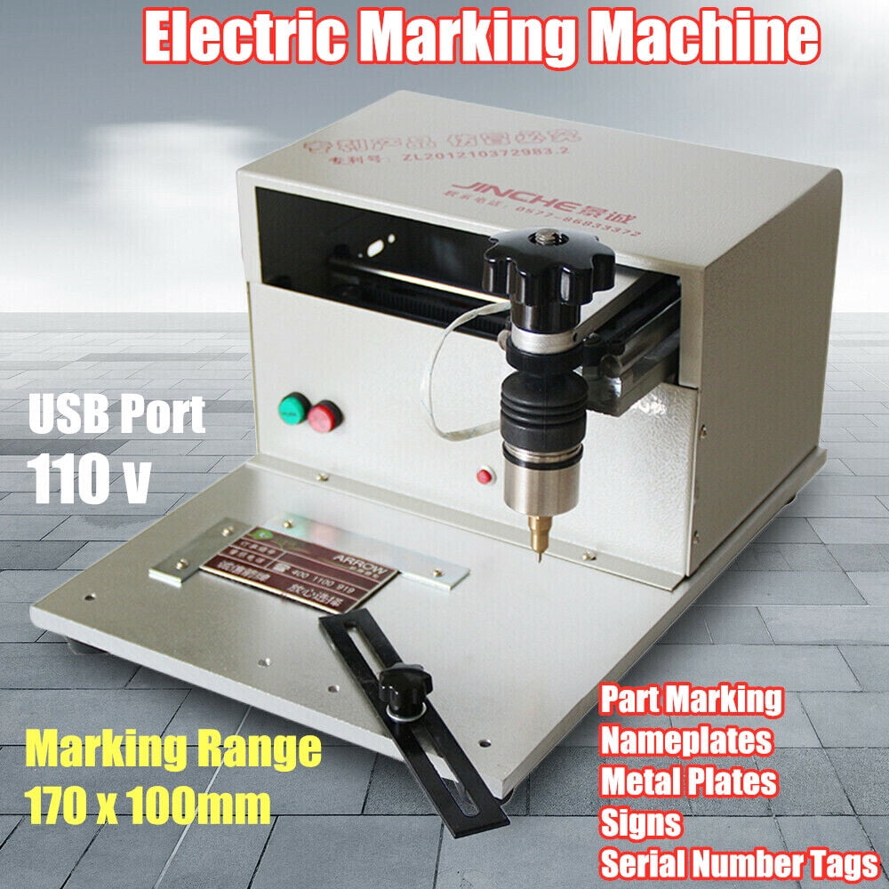 Electric Marking Machine Dot Peen Marking Machine Metal Label VIN Code ...