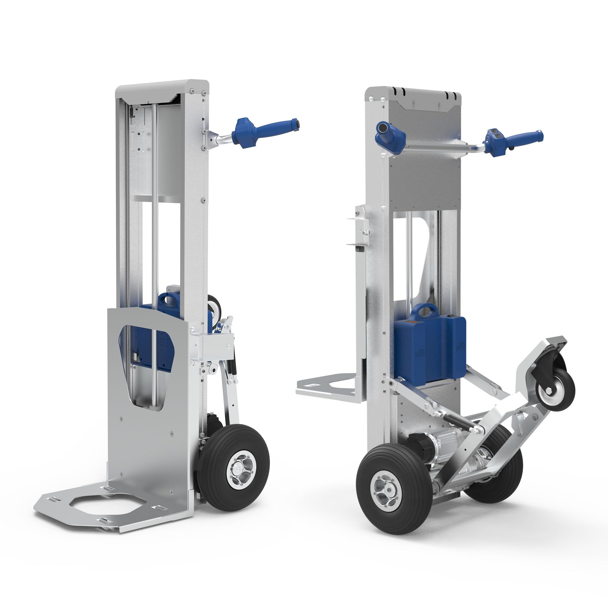 Electric Material Lift Stacker and Motorized Hand Trucks Dolly Moving ...