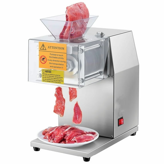 Electric Meat Cutter 850W Commercial Slicer - Kitchen Restaurant Meat ...