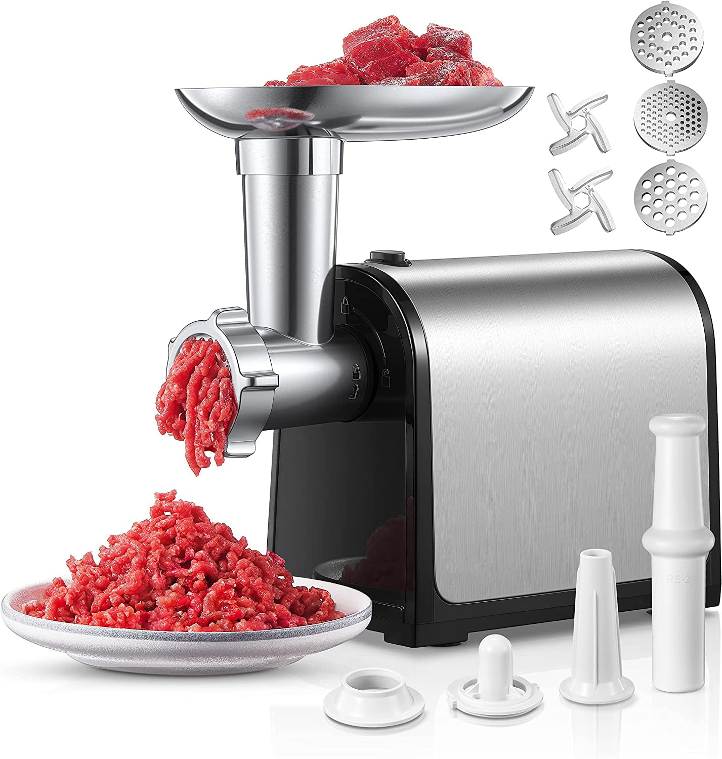 electric meat grinder, 3200w max meat grinders for home use, **3 in 1 ...