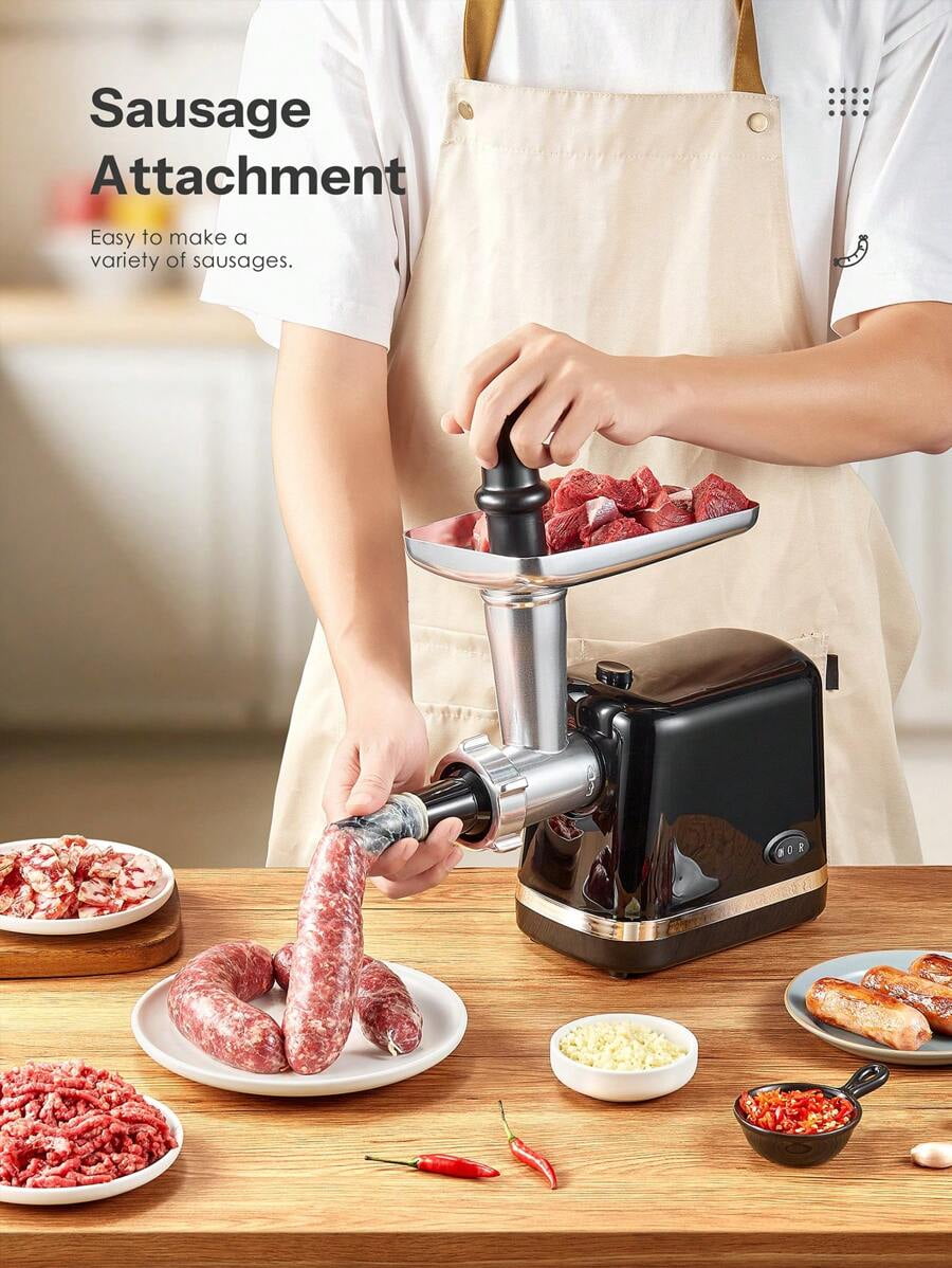 Electric Meat Grinder, Heavy Duty Meat Mincer, Sausage Stuffer Maker ...