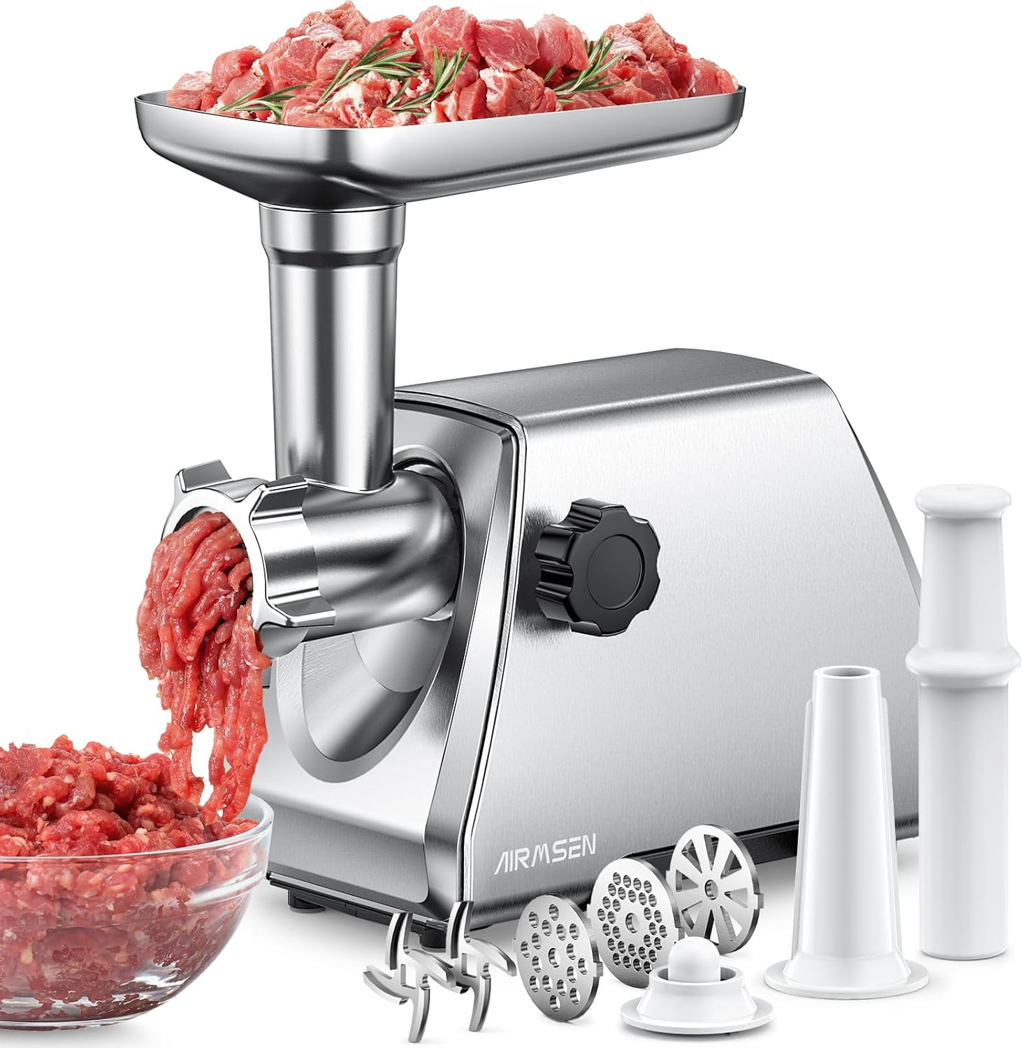 Electric Meat Grinder & Mincer – Heavy Duty Professional Stainless ...