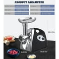 Electric Meat Grinder Mincer Machine, 2800W, Black - Walmart.com