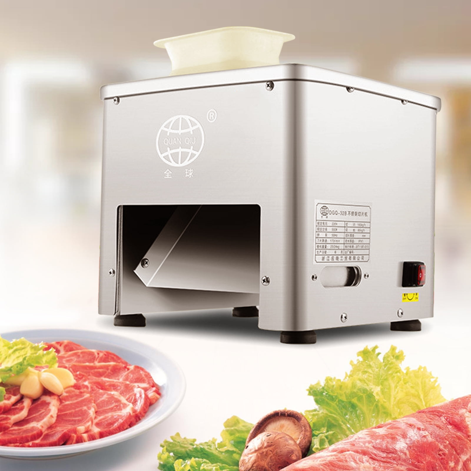 Electric Meat Mincer, Commercial-Grade Motor, Stainless Steel ...