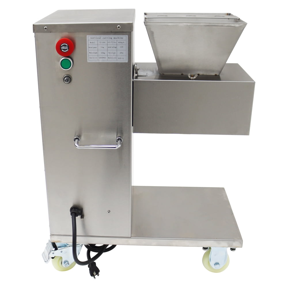 Electric Meat Slicer Fresh Meat Cutter TJ130L with Full Stainless Steel ...