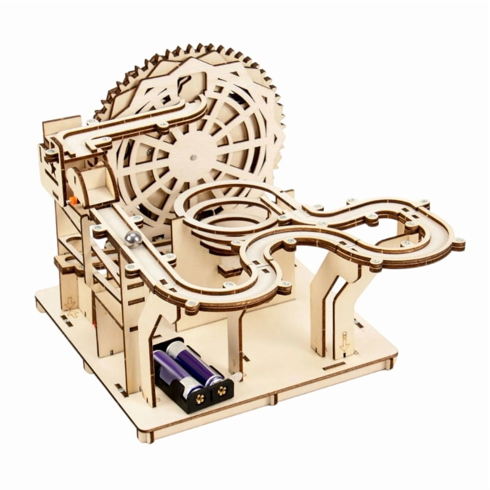 Electric Mechanical Steel Ball Run Track Model Set Dynamic Energy ...