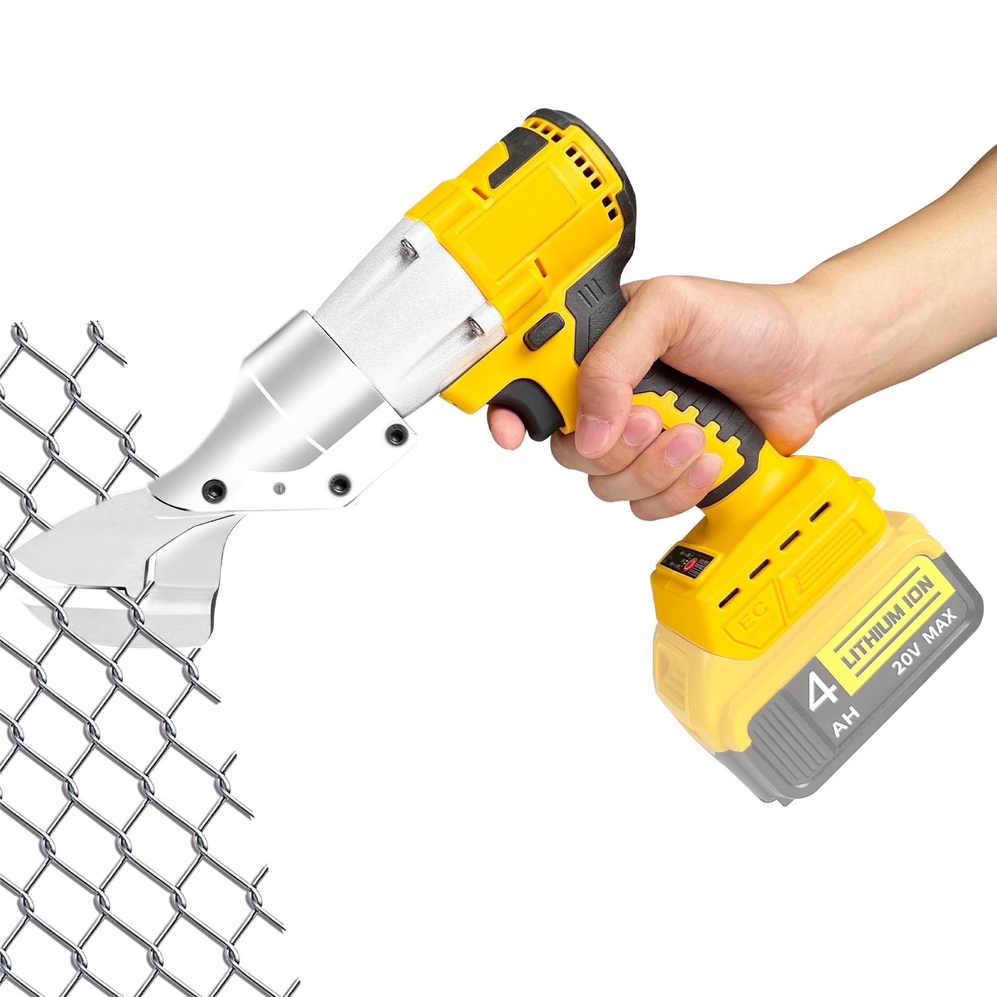 Electric Metal Sheet Shears, Cutter Scissor Compatible With Dewalt 20V ...