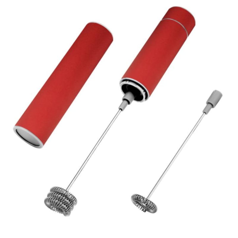 Electric Milk Frother 2 Whisk Hand Foamer Kitchen Mixer Coffee Egg ...