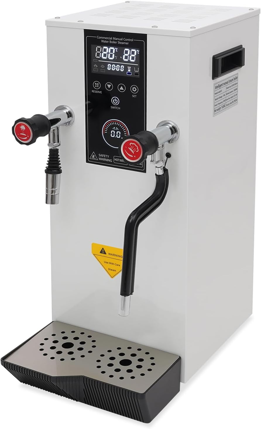 Electric Milk Frother 3000W 12L Water Boiler Dispenser Automatic Steam ...