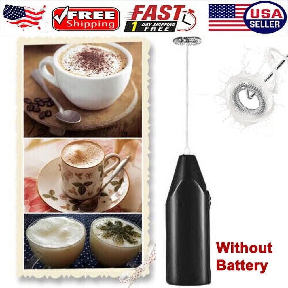 Electric Milk Frother Drink Foamer Whisk Mixer Stirrer Coffee Eggbeater ...