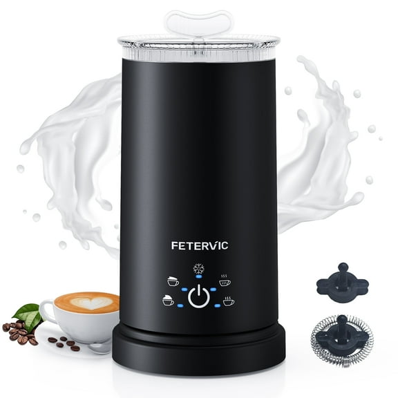 Milk Frother , Warm and Cold Milk Steamer, 4 IN 1 Automatic Milk Warmer ...