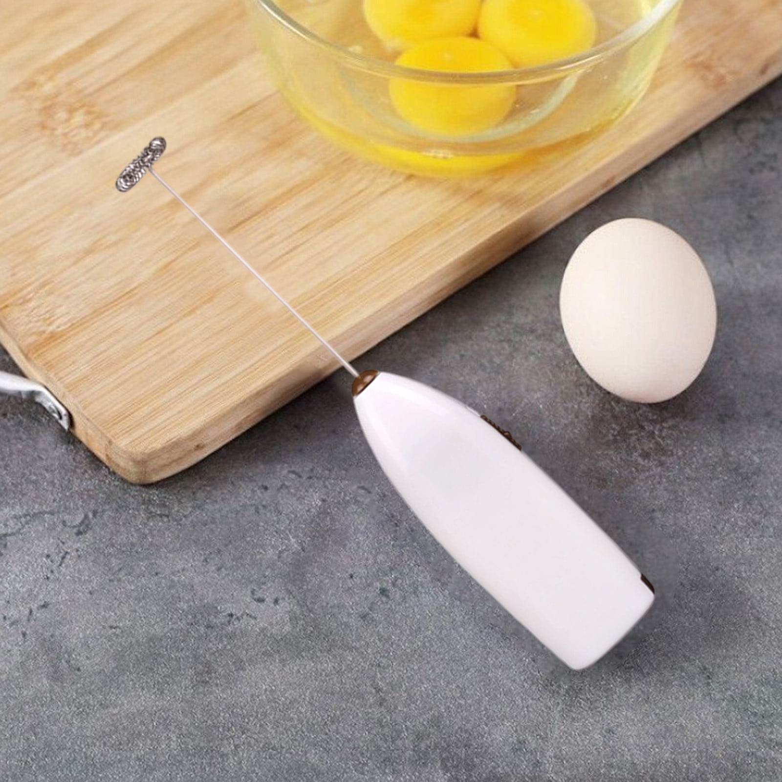 Electric Milk Frother & Handheld Mixer | Battery-Powered Stirring Wand ...