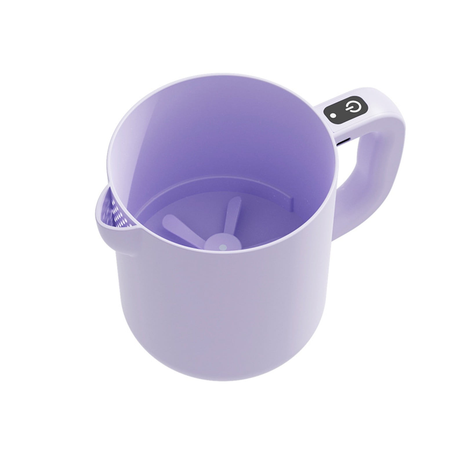 Electric Milk Frother Jug, Automatic Hot and Cold Foam Maker, Handheld ...